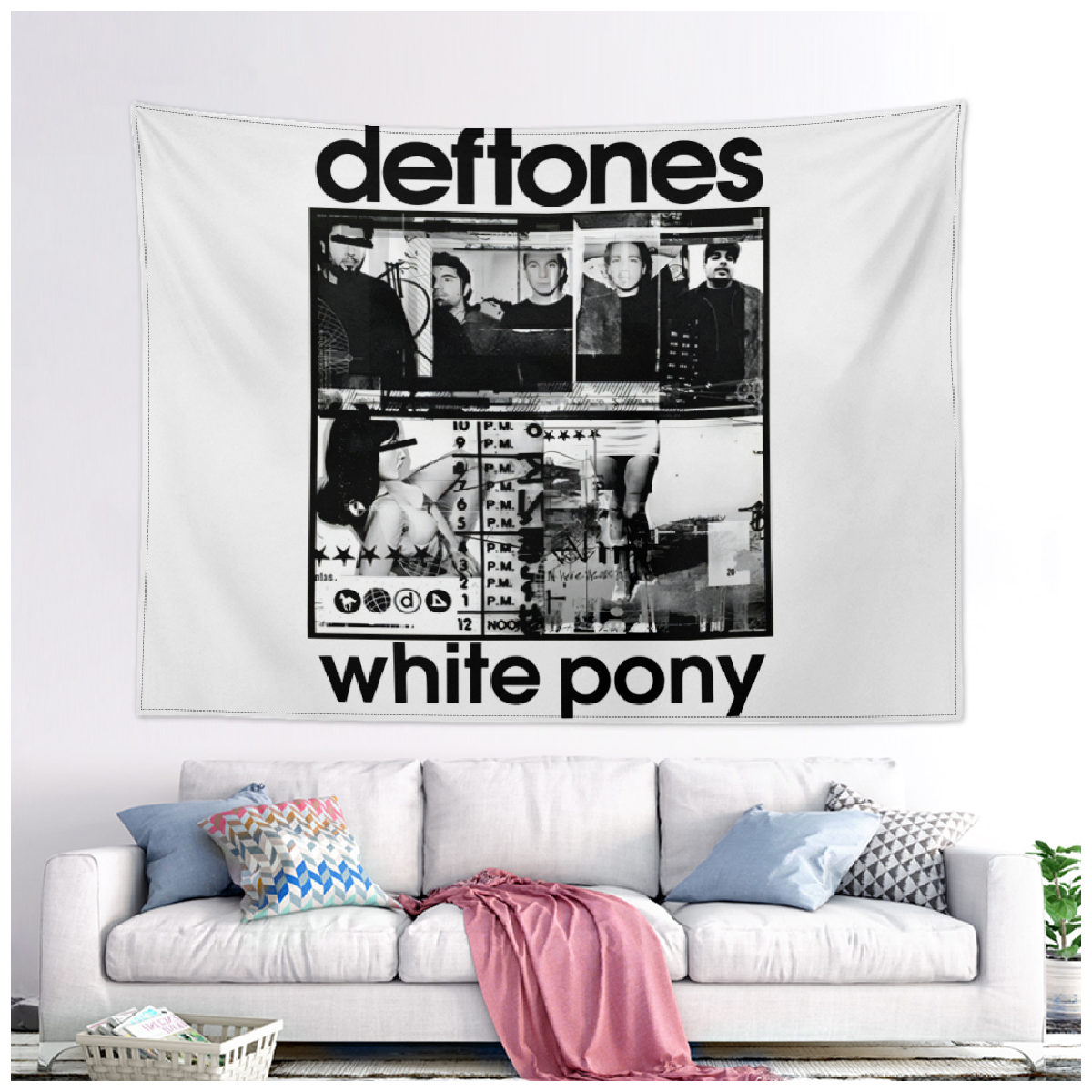 The Deftones White Pony Wall Hanging Banner - Deftones Merch