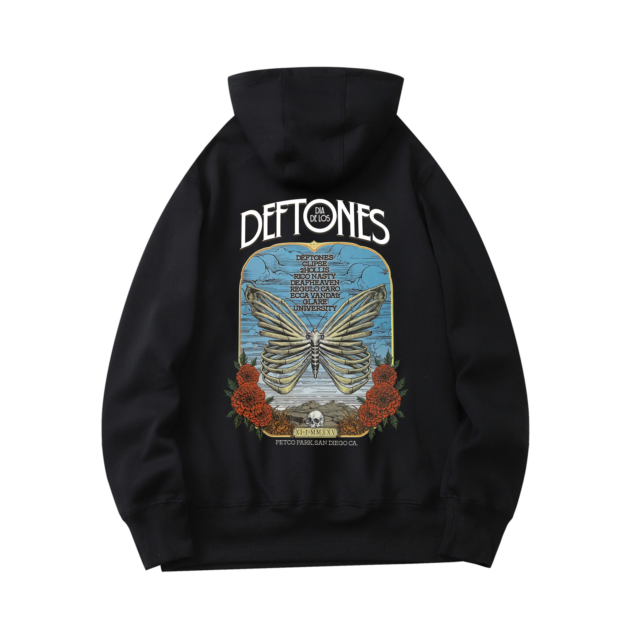 Deftones Dia De Los 2025 Festival Hoodie - Deftones Merch