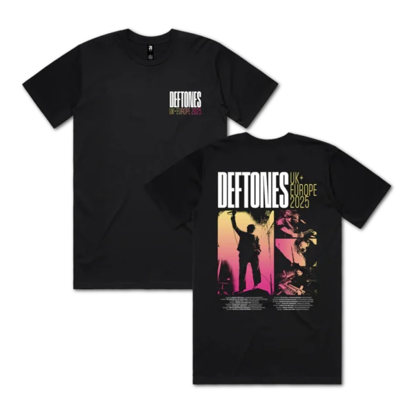 Collage Tour 2025 T-Shirt - Deftones Merch